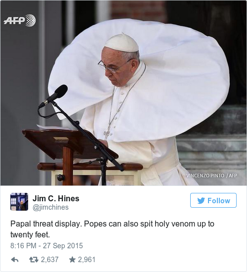 This unfortunate photo of the Pope sparked a hilarious Photoshop battle