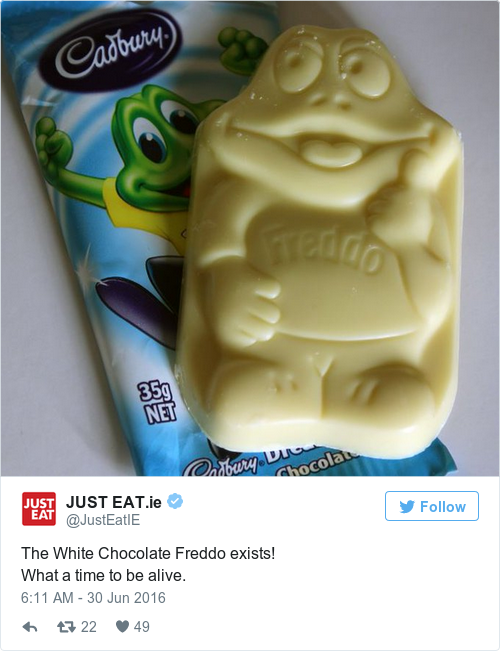 White Freddo bars are a real thing and they need to come to Ireland