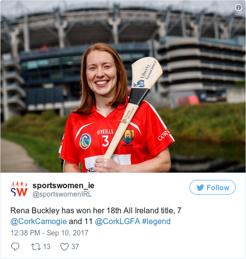 Rena Buckley makes GAA history with an incredible 18 All-Ireland medals