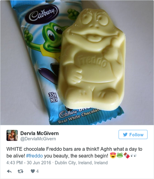 White Freddo bars are a real thing and they need to come to Ireland