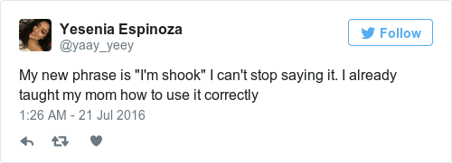 The world has finally come around to the very Irish idea of being 'shook'