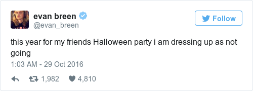Just 17 of the funniest tweets about Halloween · The Daily Edge
