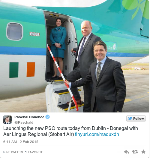 Need to get to Donegal? You can now fly there from Dublin