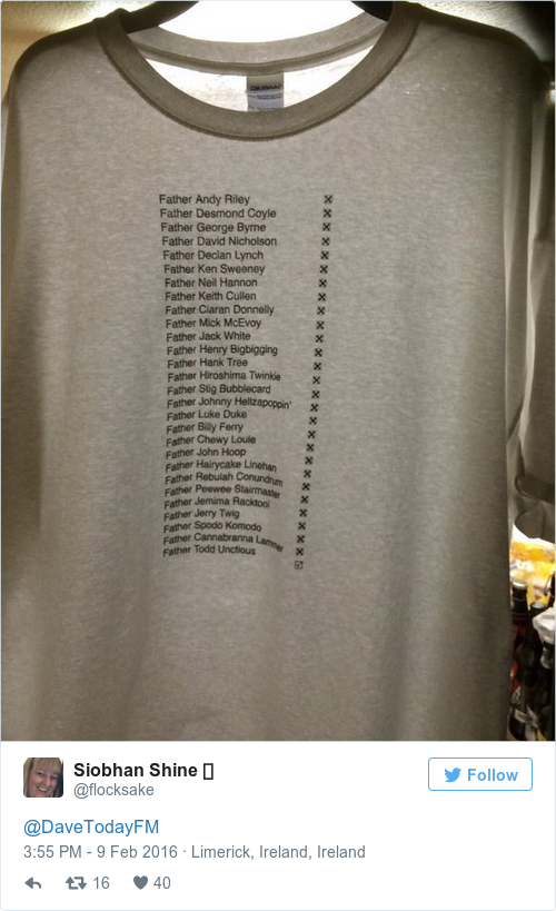 People are going mad for this brilliant Father Ted t-shirt